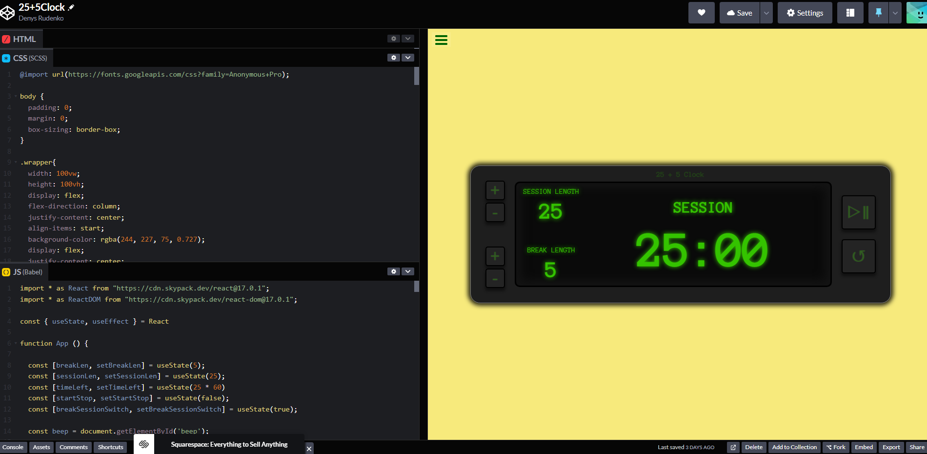 Denys Rudenko - Portfolio